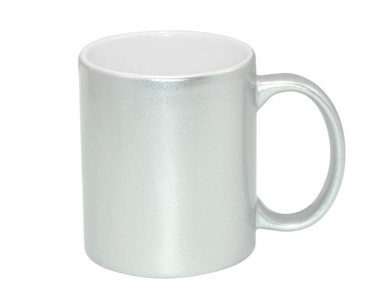 11oz Silver Mug